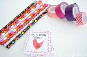You're pretty "Tweet" Valentine free printable - Pretty Providence