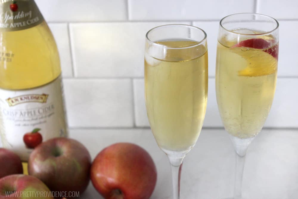Homemade Sparkling Cider (Martinellis)