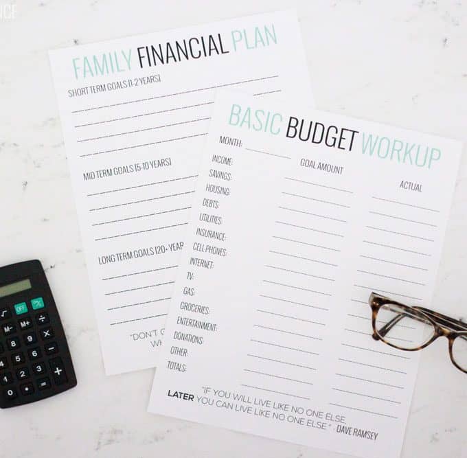 Budgeting Tips, Tricks and Worksheets - Pretty Providence