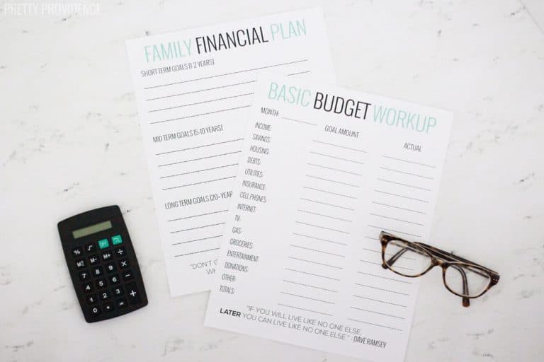 Basic Budgeting with free worksheets to get you started!