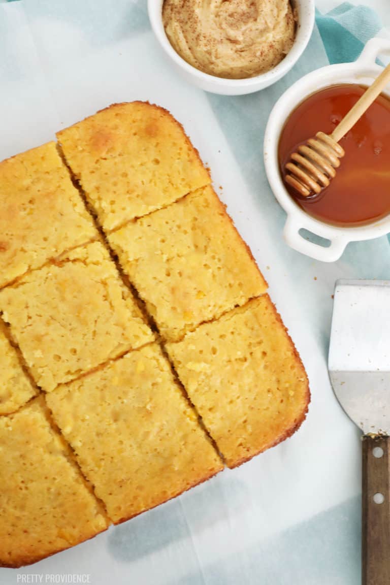 Grandma's Jiffy Cornbread with Creamed Corn