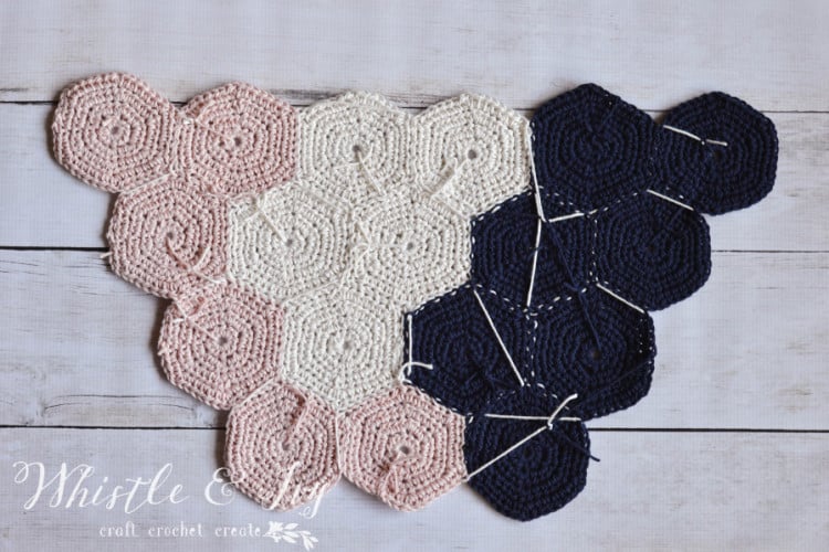 Crochet Hexagon Wall Hanging - Pretty Providence