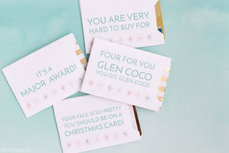 Funny Gift Card Sleeves for Christmas - Pretty Providence