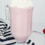 Best Ever Raspberry Milkshake - Pretty Providence