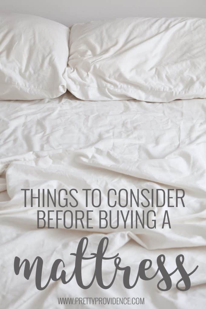 Things To Consider Before Buying A Mattress