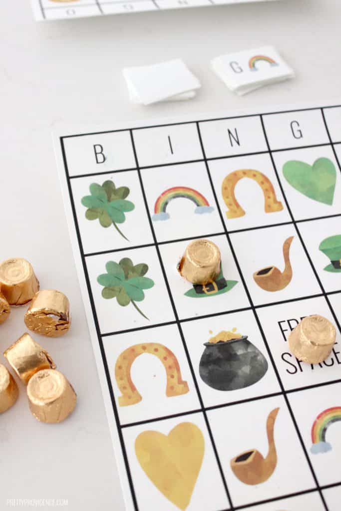 Free Printable St. Patricks Day Bingo Sheets and Calling Cards