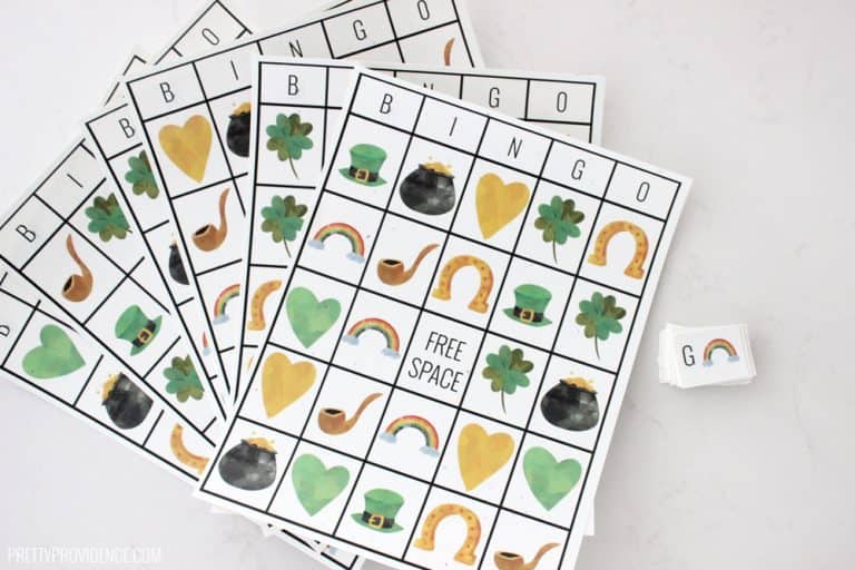 Free Printable St. Patricks Day Bingo Sheets and Calling Cards