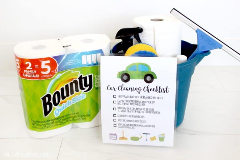 Car Cleaning Checklist - Teach Kids How to Clean A Car