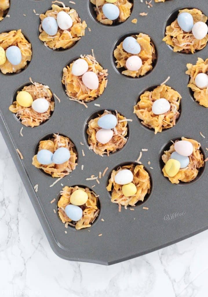 Cornflake Easter Nests - Pretty Providence