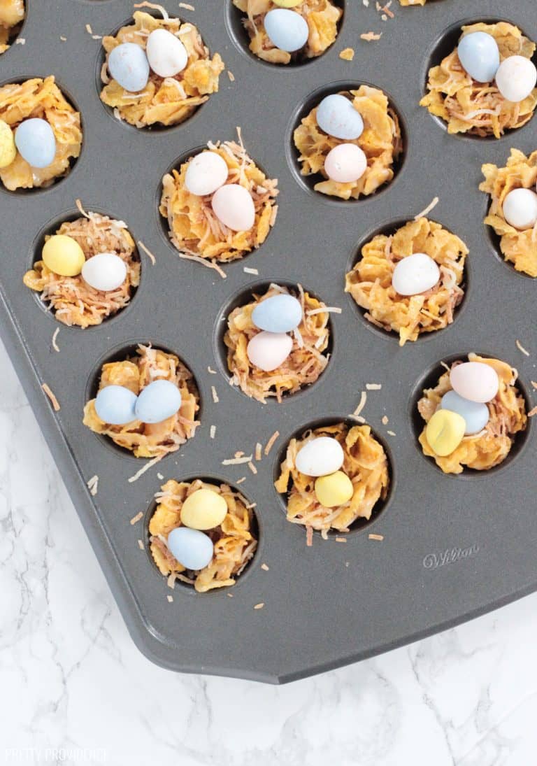 Cornflake Easter Nests - Pretty Providence