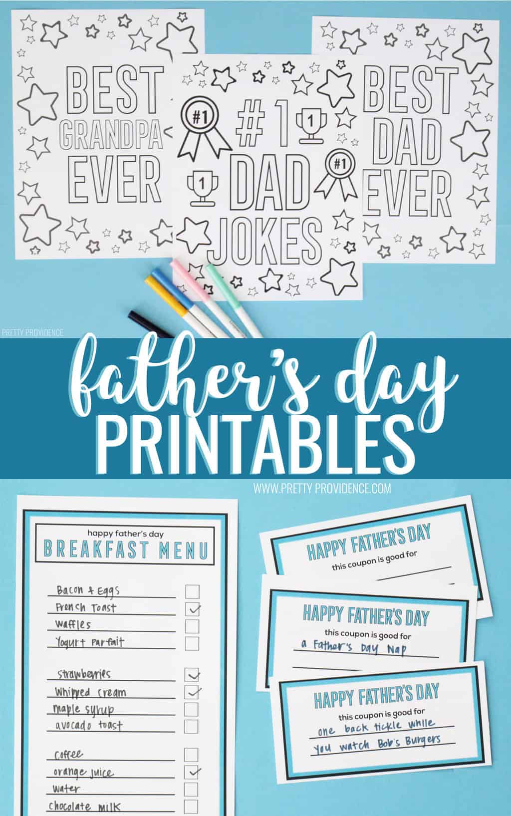 Father's Day Printables - Pretty Providence