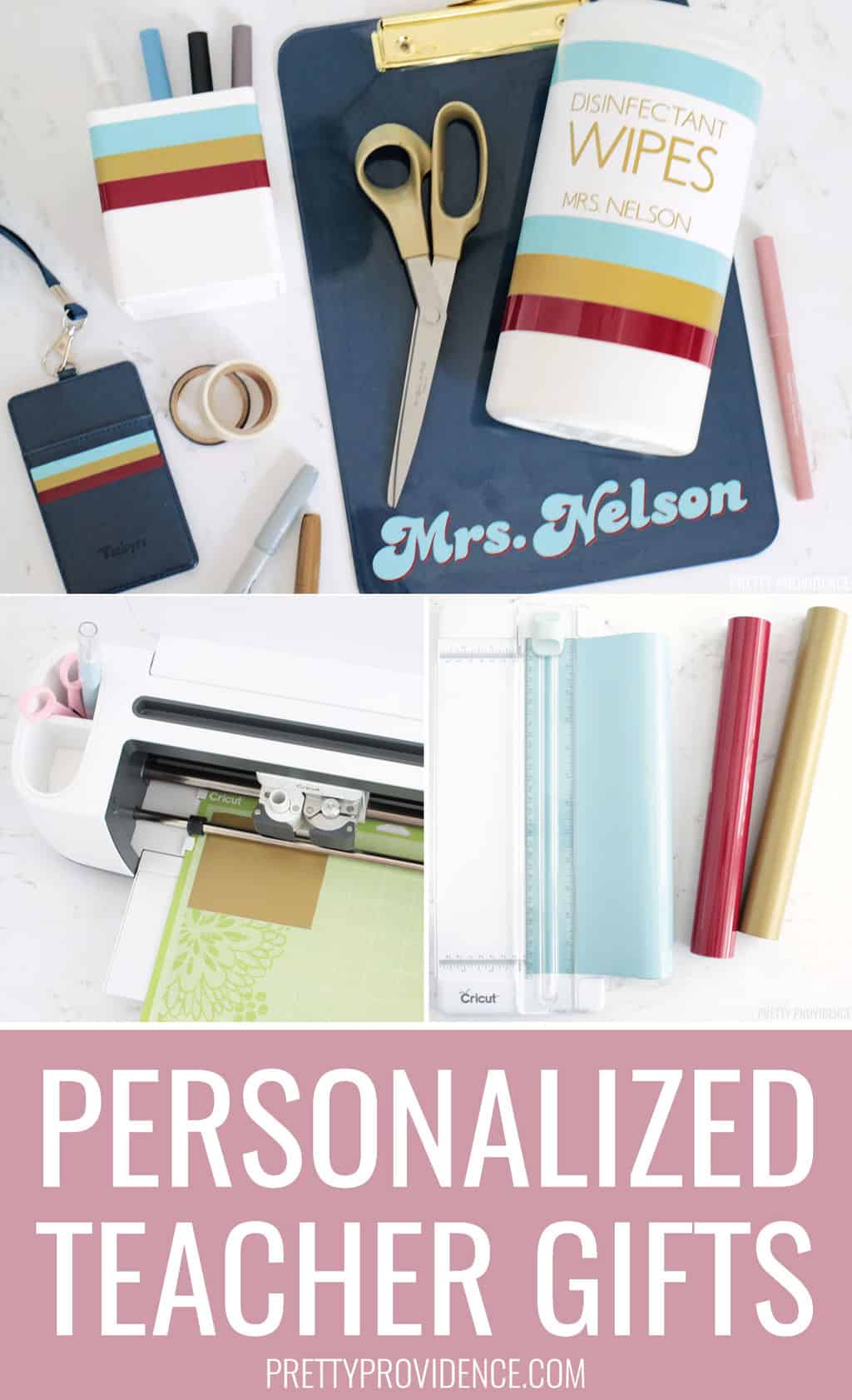 Personalized Teacher Gifts - Back to School with Cricut