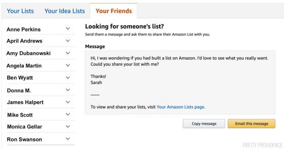 How to Use Amazon Wish Lists for Gifting - Pretty Providence