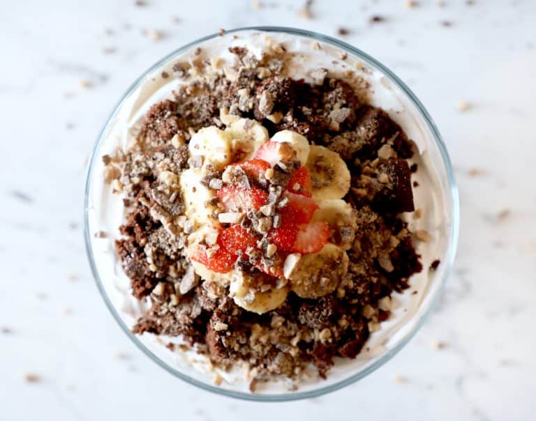 Brownie Trifle Recipe with Heath Bar - Pretty Providence