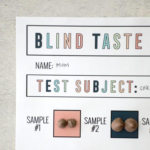 Blind Taste Test Printables and Ideas - Pretty Providence