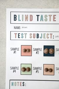 Blind Taste Test Printables and Ideas - Pretty Providence