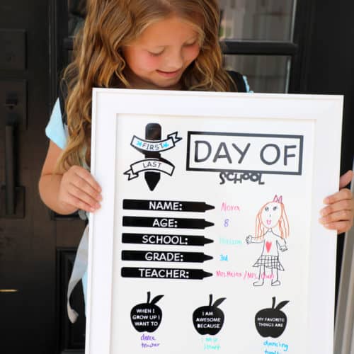 Back to School Photoshoot Board - Pretty Providence