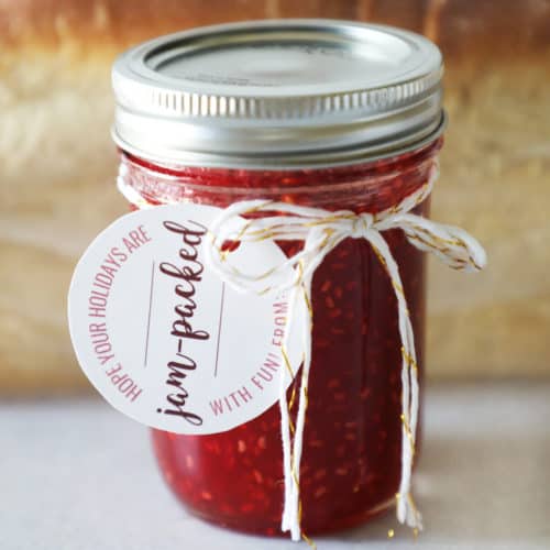 Hope Your Holidays are Jam Packed with Fun - Neighbor Gift Idea