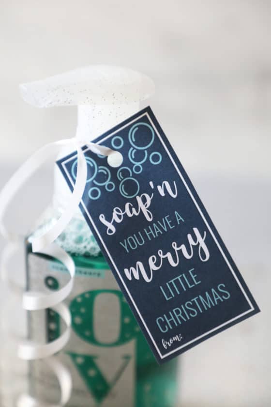Soap Christmas Tag - Soap'n You Have a Merry Christmas