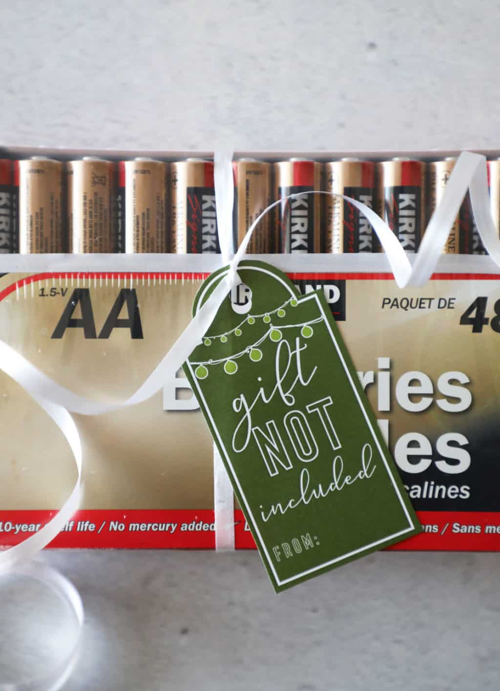 Gift Not Included Free Printable Gift Tag - Pretty Providence