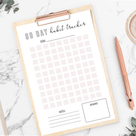 Free Printable Habit Tracker - Pretty Providence