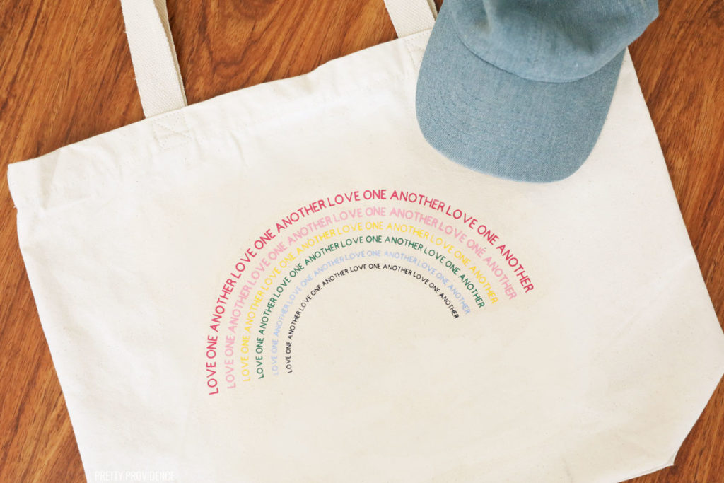 Rainbow DIY Tote Bag - Pretty Providence