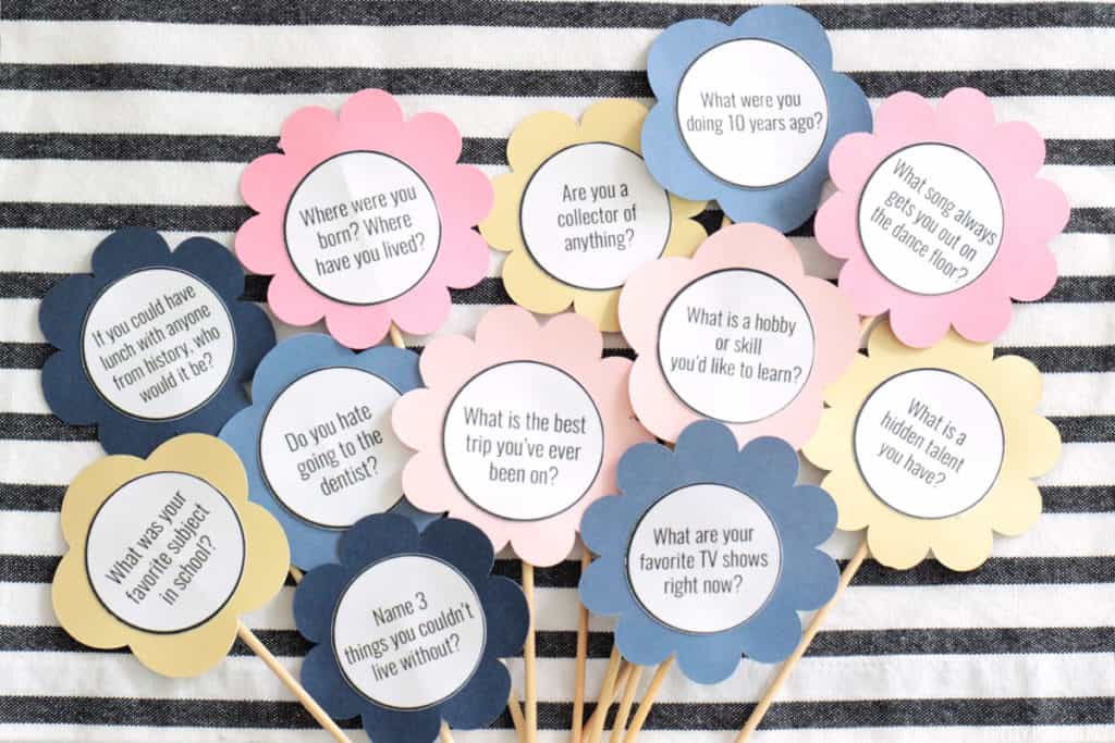 Getting to Know You Activity - Pretty Providence