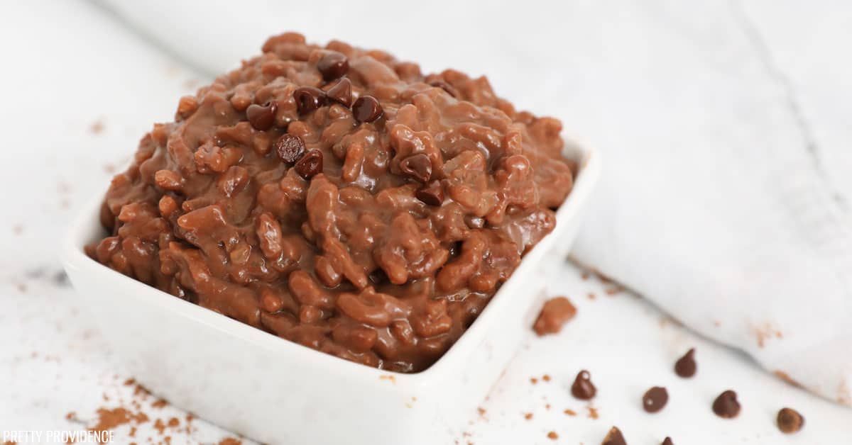 Chocolate Rice Pudding