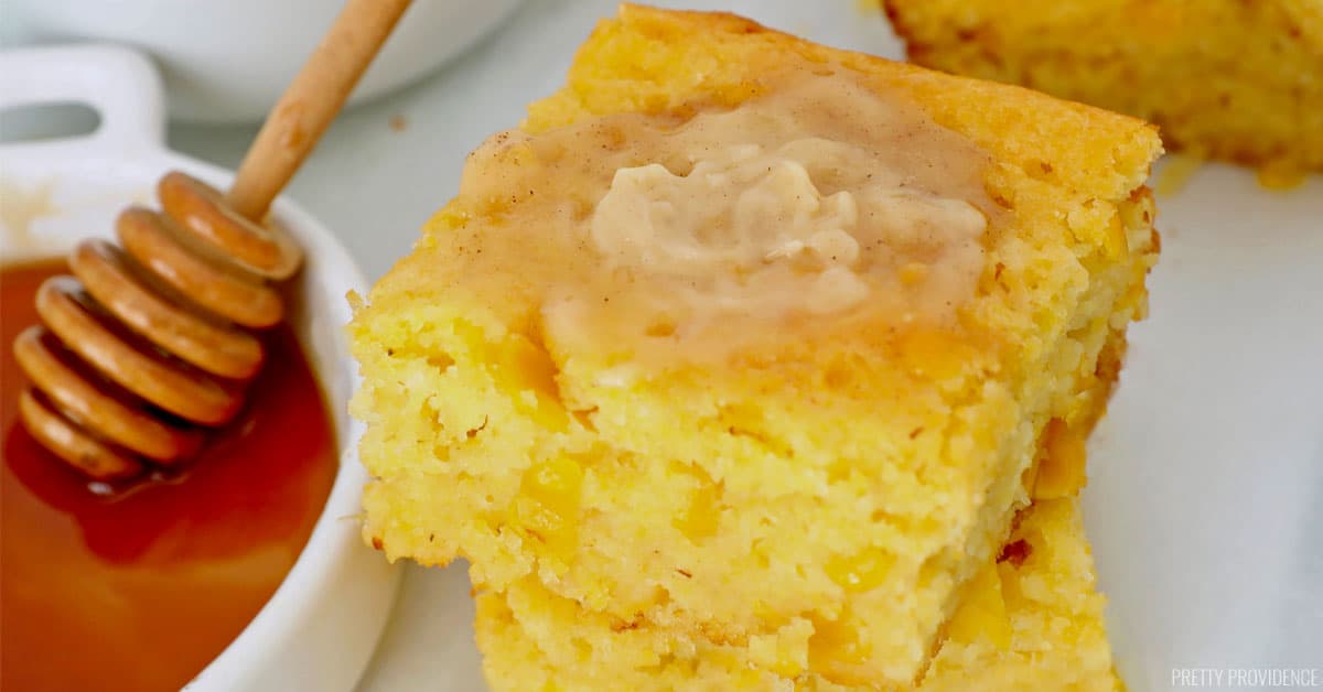 Grandma's Jiffy Cornbread with Creamed Corn