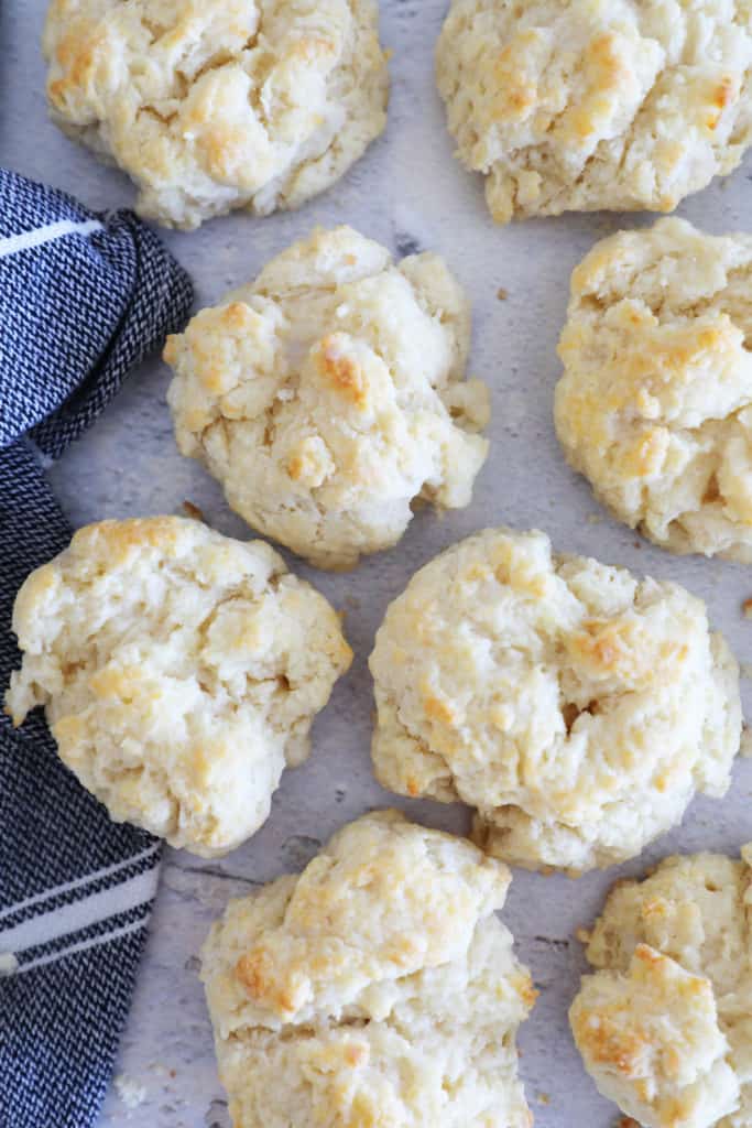 Quick Homemade Biscuits without Buttermilk - Pretty Providence
