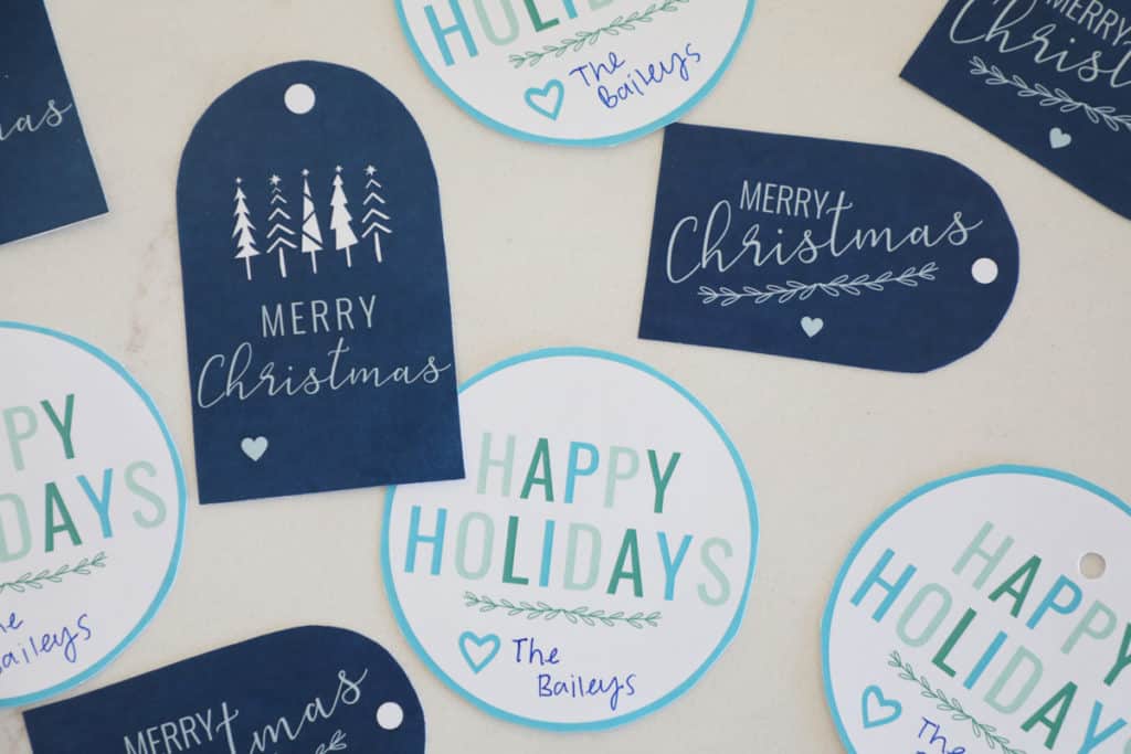 Christmas Gift Tags Printable - Pretty Providence