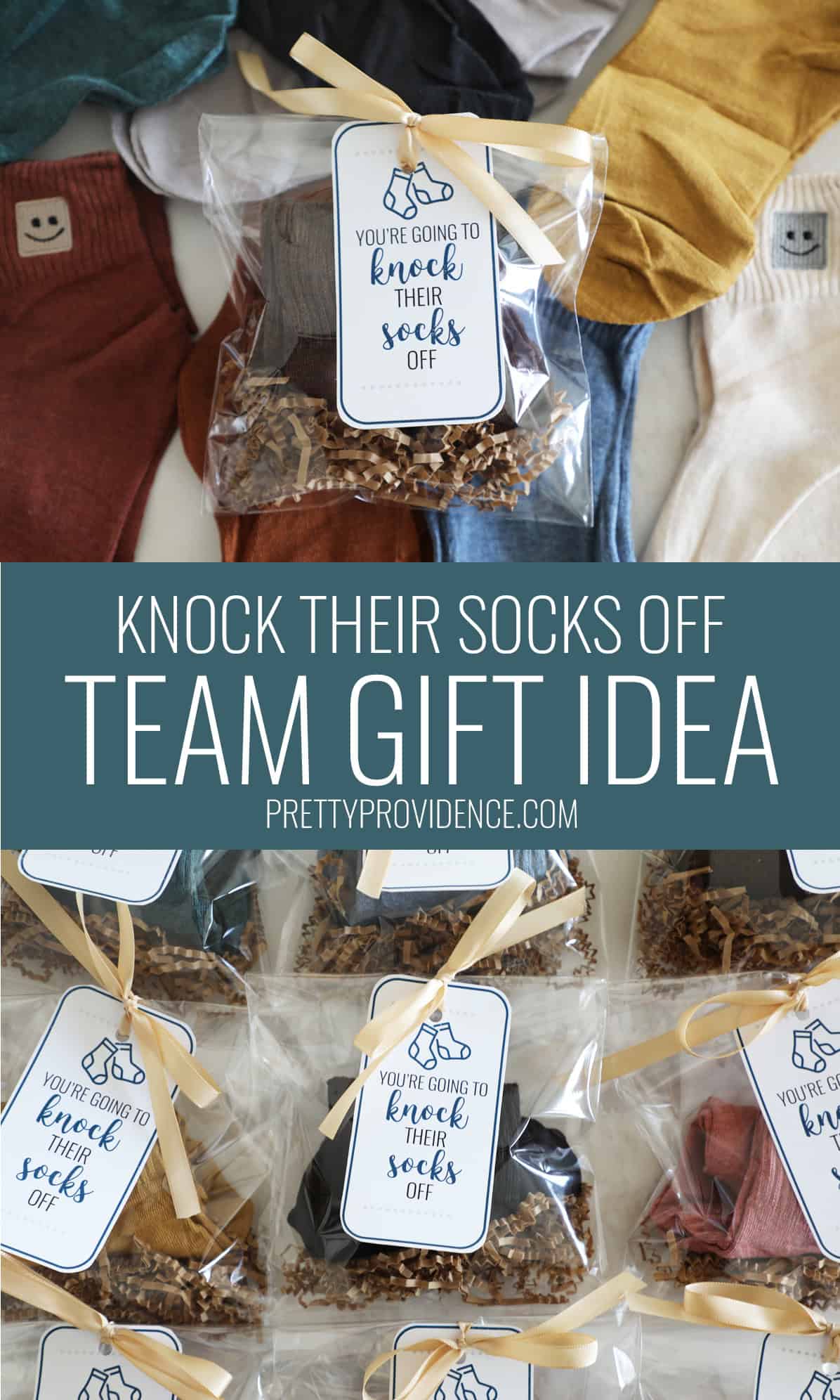 Knock Their Socks Off Free Printable Gift Idea - Pretty Providence