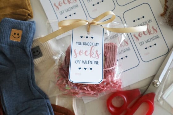 Knock Their Socks Off Free Printable Gift Idea - Pretty Providence