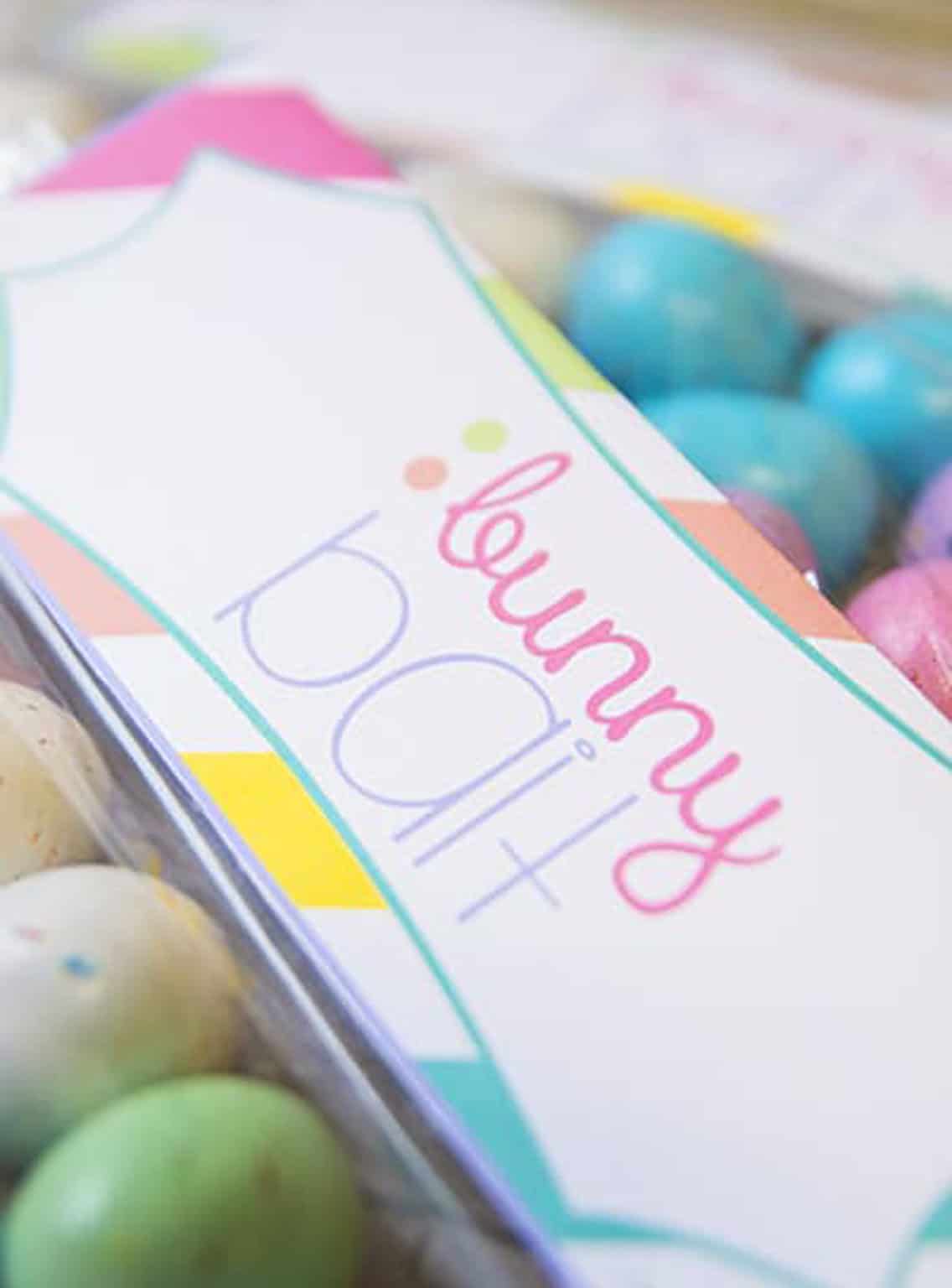 Easter Bunny Bait Free Bag Topper Printable