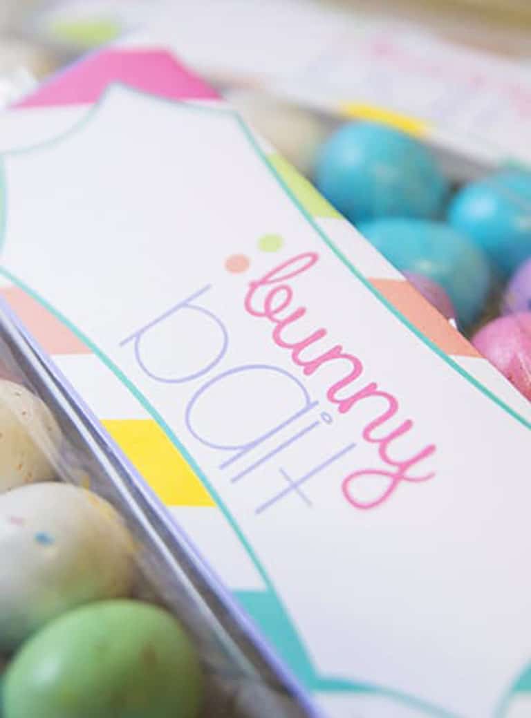 Easter Bunny Bait Free Bag Topper Printable