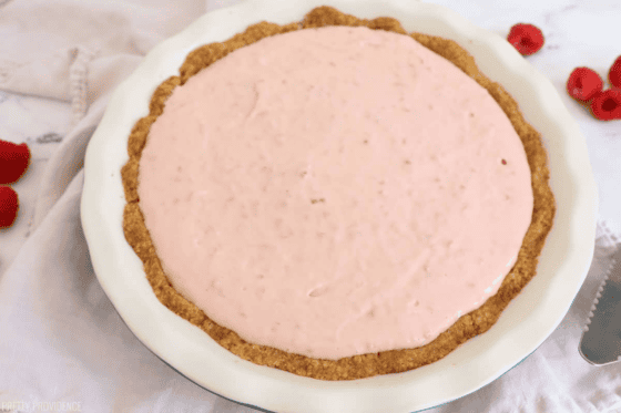Raspberry Cream Cheese Pie